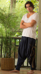 Navy Blue Evolution Harem Pants for Men | Hippie-Pants.com – Hippie Pants