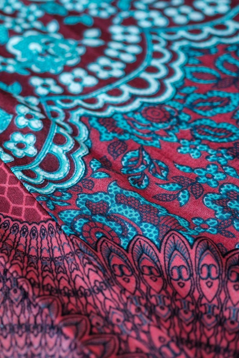 purple kimono pattern